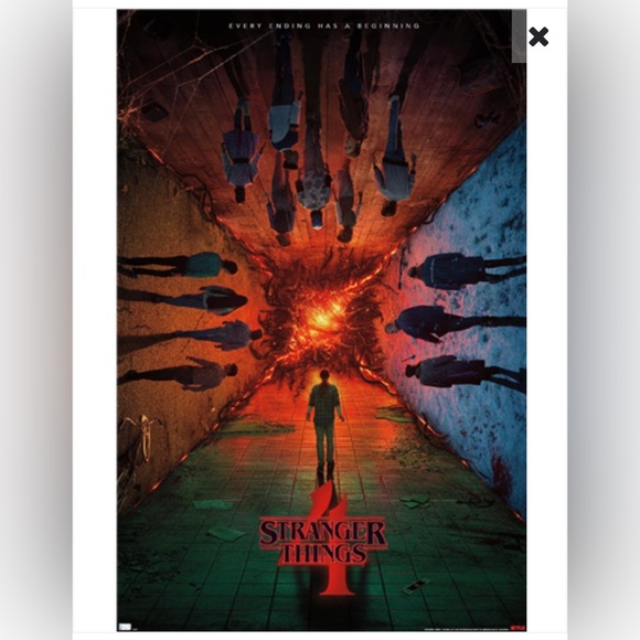 Trends International | Art | Stranger Things Season Four Poster | Poshmark